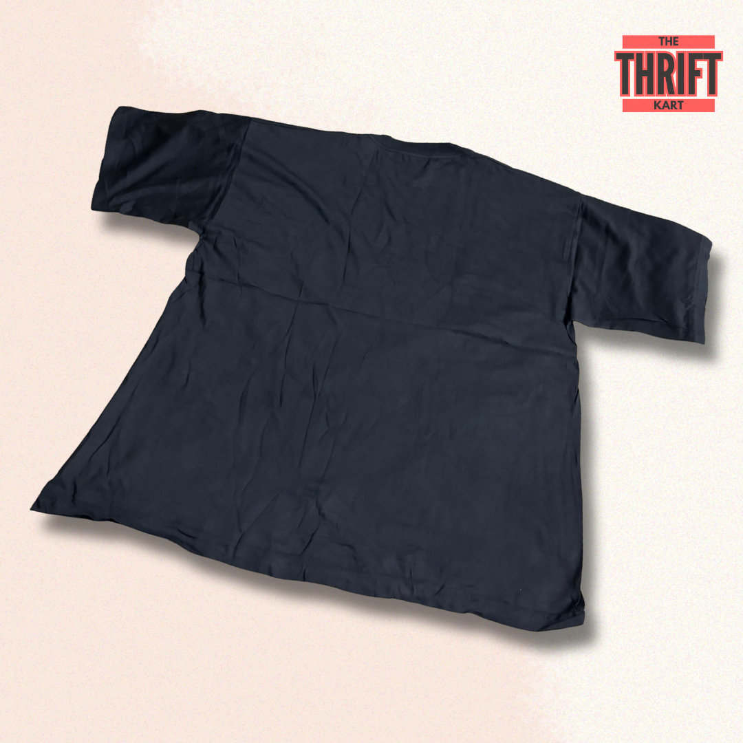The Thrift kart Black Oversized Tee | Made in China – The Thrift Kart